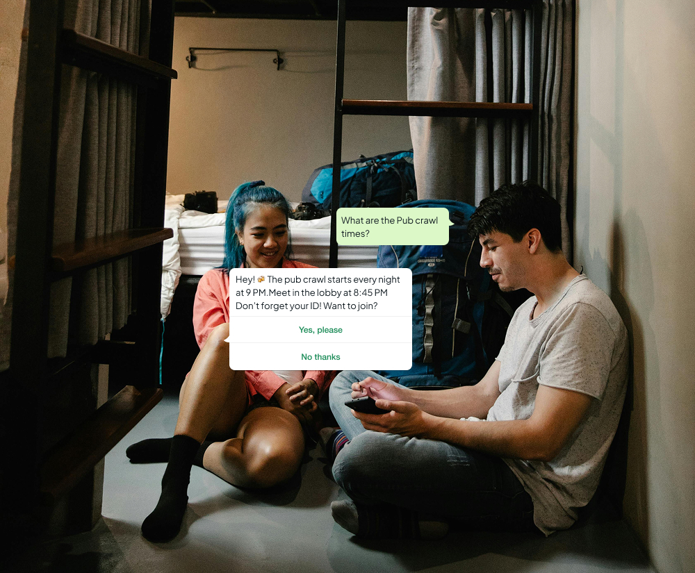 Instant Guest Communication | Moeiteloos gastvrijheid verbeteren | Runnr.ai